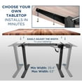 Mount-It! Electric Sit-Stand Desk (Frame Only) | White - Walmart.com
