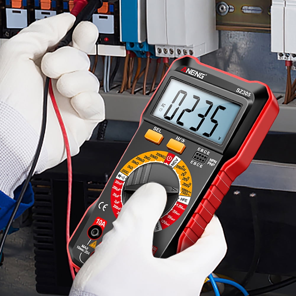 Multímetro digital pantalla grande multímetro inteligente 1999 cuenta ...