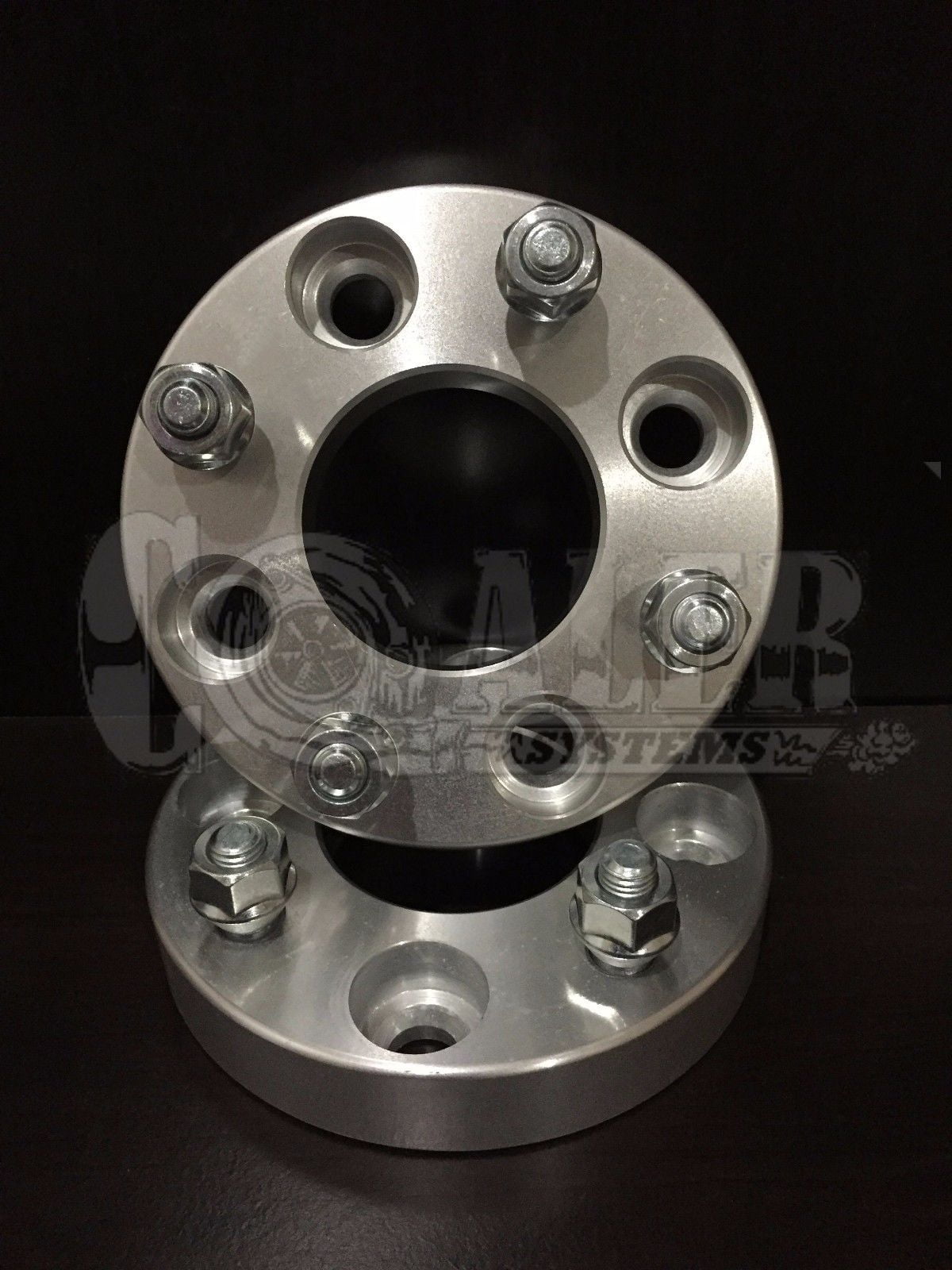 2 X Wheel Spacers 1" inch thick 4x114 to 4 x 114 12x1.5 studs 4 Lug ...