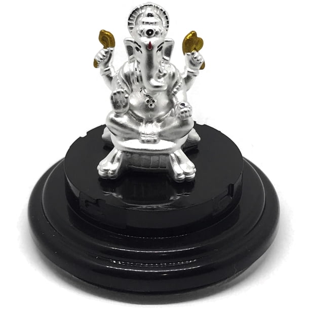 999 Pure Silver Ganesh idol / Statue / Murti (Figurine #24) - Walmart ...
