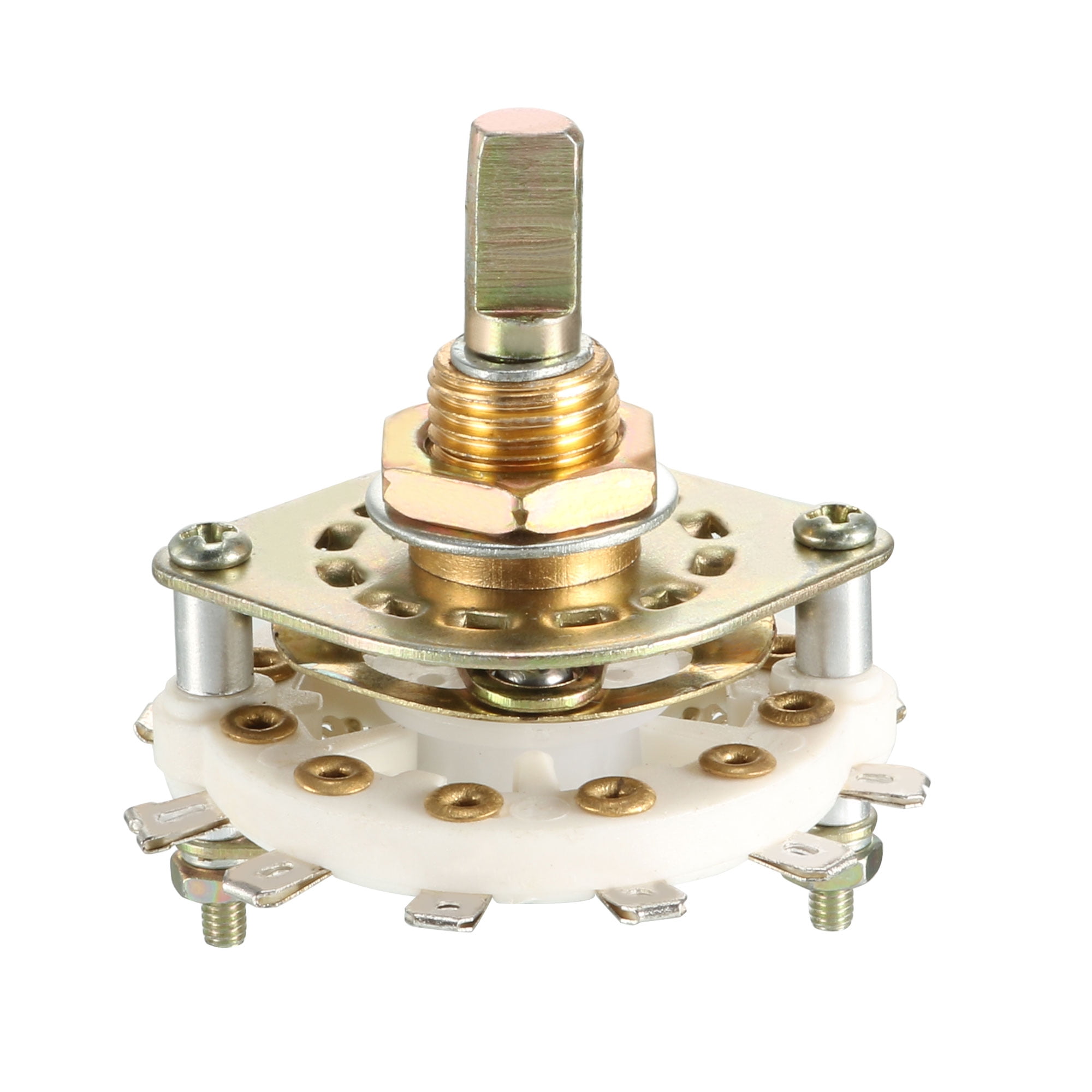 Unique Bargains 2P5T 2 Pole 5 Position Single Deck Band Selector Rotary ...