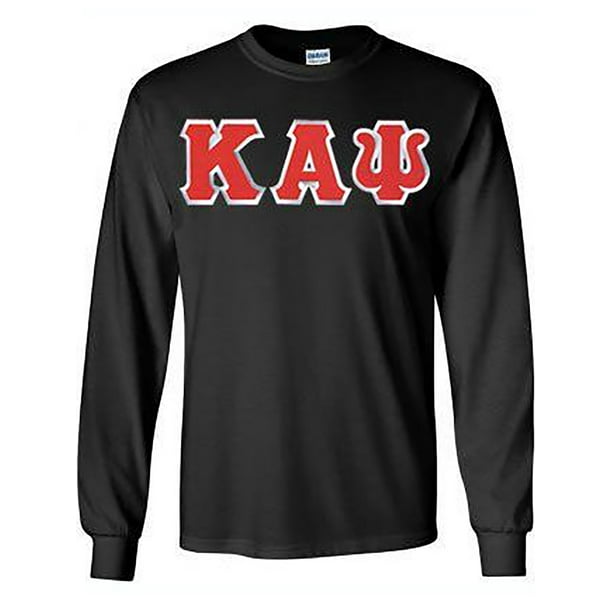 Kappa Alpha Psi Lettered Long sleeve Small Black - Walmart.com