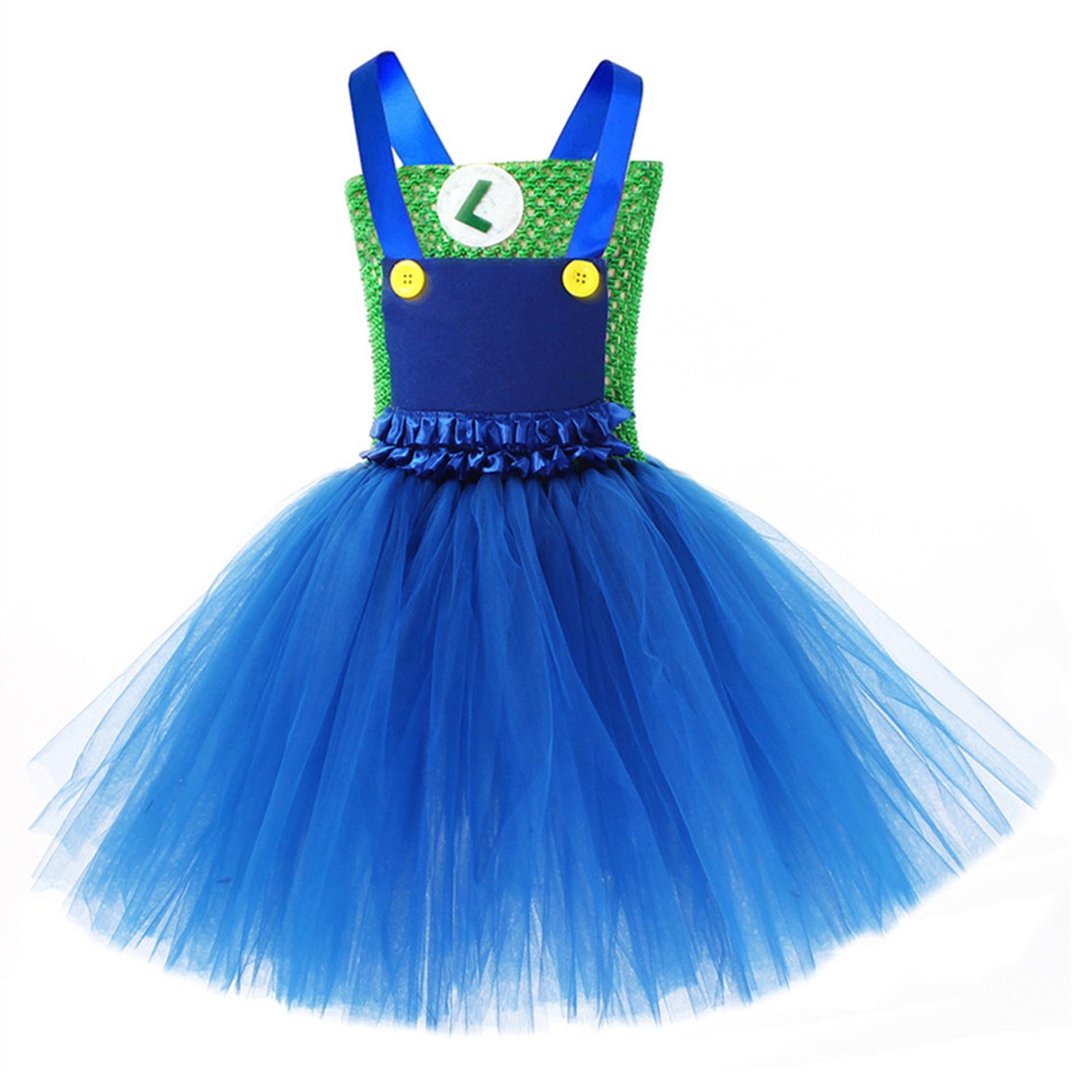Super Brothers Costume Mario Tutu Dress Mario Cosplay Skirt for ...