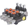 Monoblock Hydraulic Directional Control Valve, 3 Spool 13 GPM Hydraulic ...