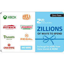 Zillions $20 - $500 eGift Card – Zift Zillions of Gifts - Walmart.com
