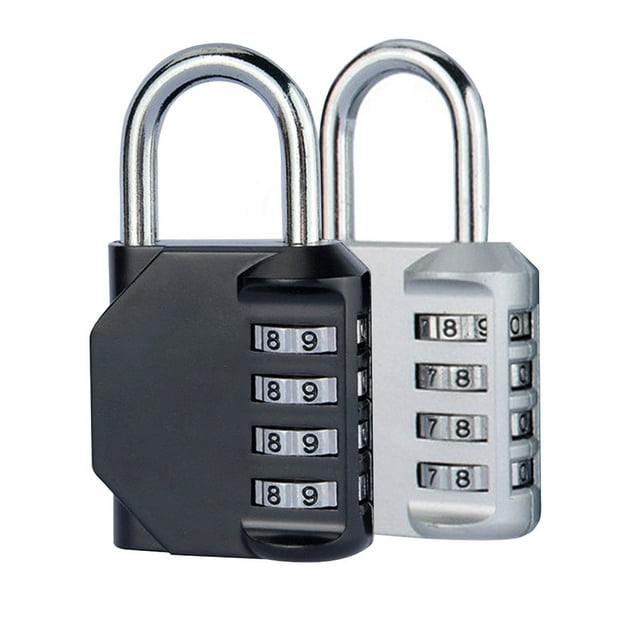 tooloflife 4 Digit Padlock Combination Lock Luggage Lockers for Gate ...