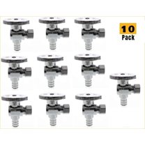 EZ-Fluid Heavy Duty Pex Valve 3/8"OD Compression x 1/2" Pex Fittings ...