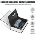 Transfer book safe box with combination lock, secret insurance metal ...