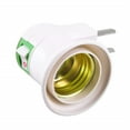 E27 Lamp Socket Adapter with Switch,Plastic Standard Screw-in Socket ...