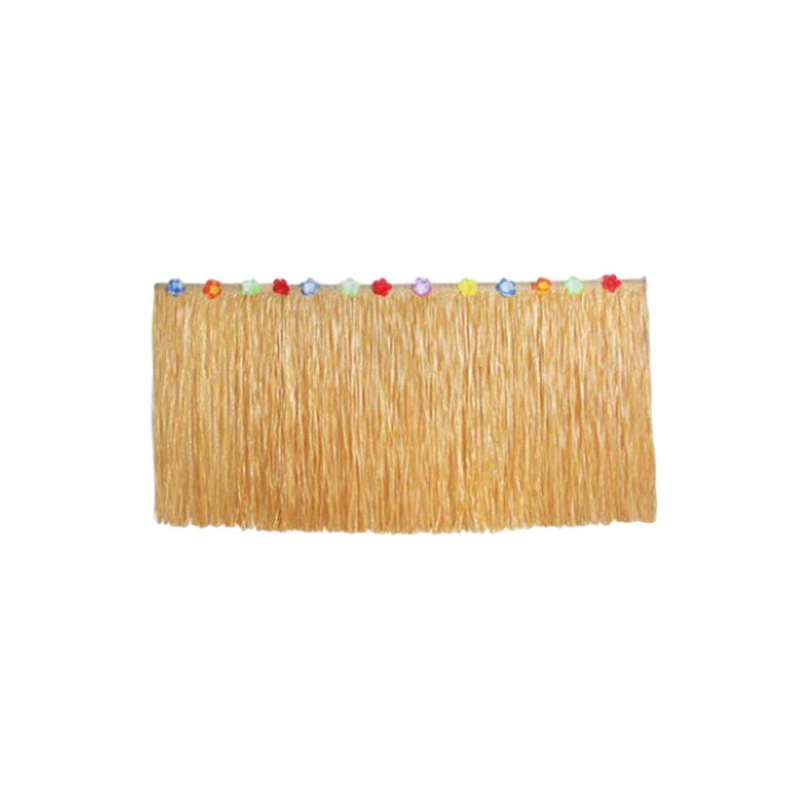 Grass Table Skirt Farm Portable Stylish for Celebration Theme Party ...