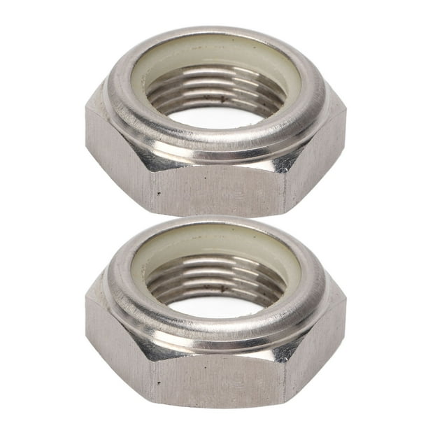 VGEBY 2pcs Stainless Steel Self Locking Nut 90185‑22043 Replacement For ...