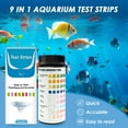 Hvxrjkn 100Pcs Aquarium Test Strips 9 in 1 Fish Tank Test Kit with Test ...