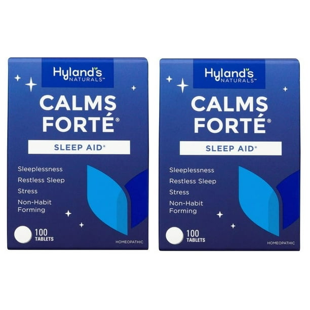 Hyland's Naturals Calms Forte Tablets, Natural Relief of Nervous ...