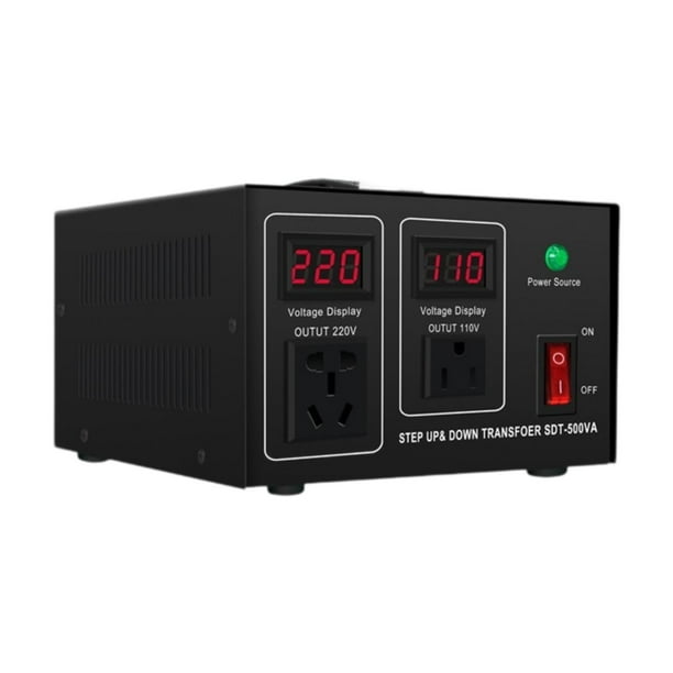 Convertidor de transformador de voltaje Convertidor de transformador reductor/reductor Adaptador ...