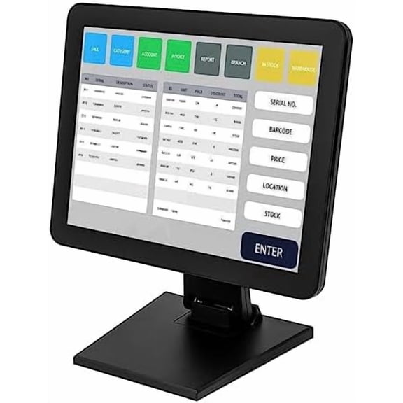 Touch The Cash Register, 15.1 Inch Capacitive Touch Screen Point Of ...