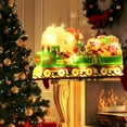 LmnLft Window Christmas Decoration Lights,Lighted Santa and Sleigh ...