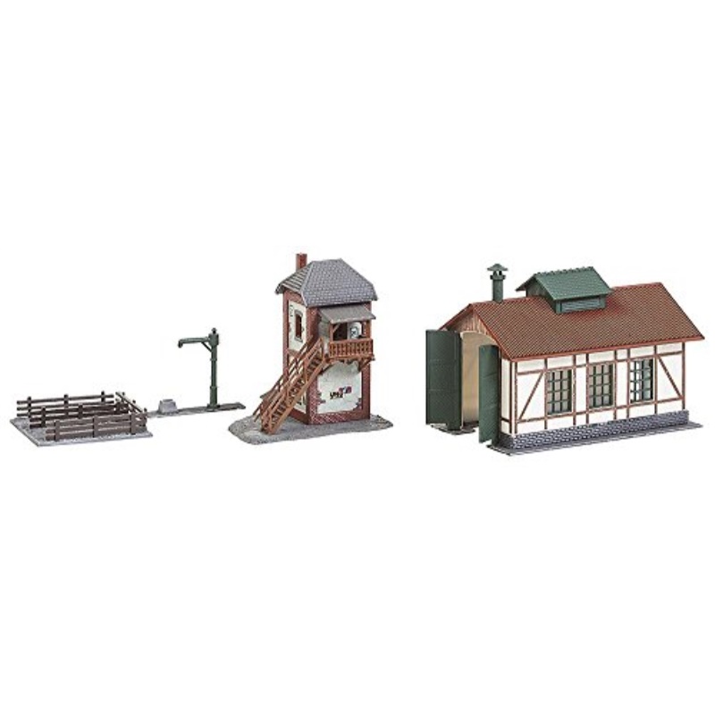 faller 222108 branch line engine shed n scale building kit - Walmart.com