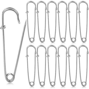 Mr. Pen- Safety Pins, 5 Inch, 10 Pack, Silver, Safety Pin, Safety Pins ...