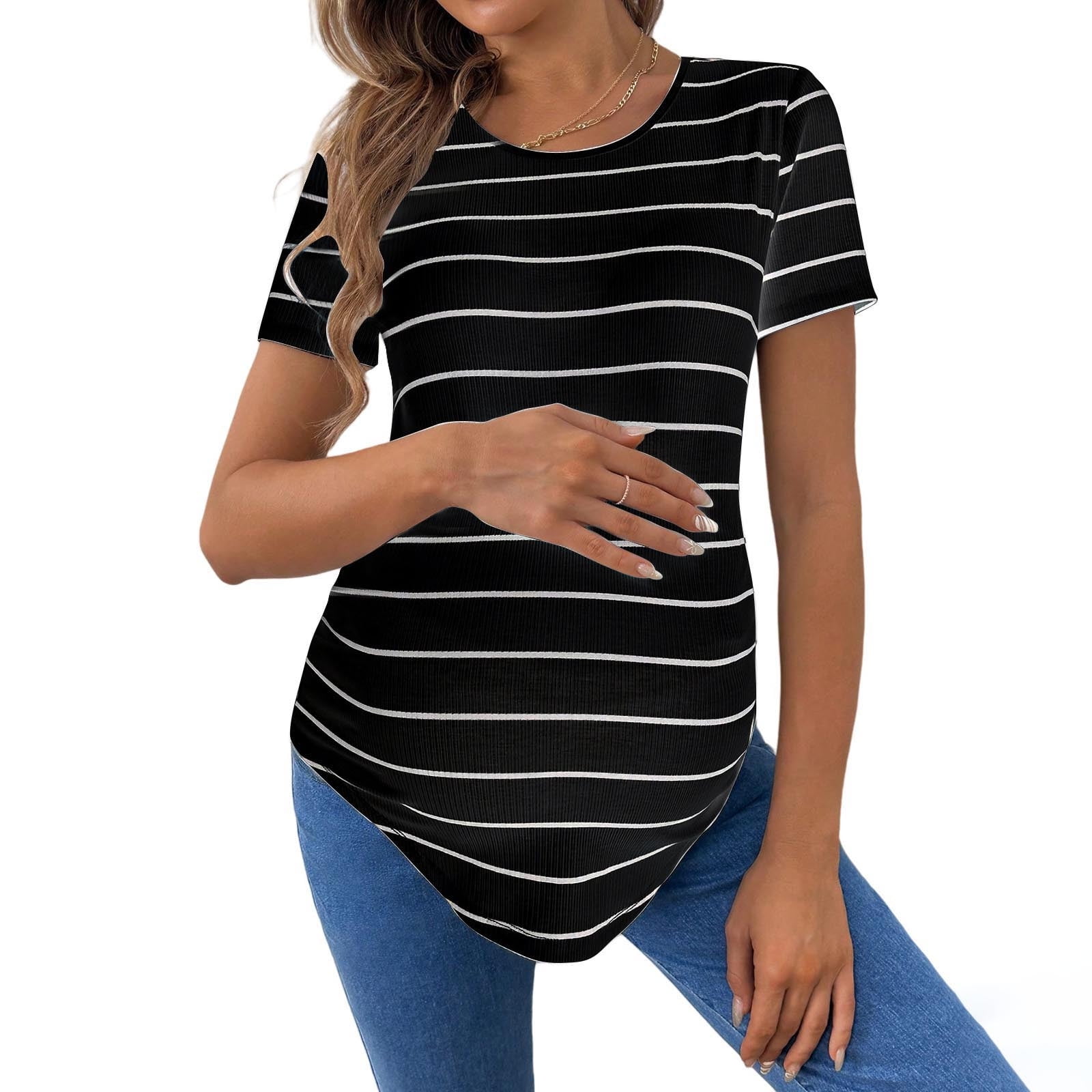 Click here for Tranfacy Maternity Shirts women Maternity Workout... prices