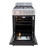 Avanti 20" Single Free Standing Compact Gas Range Stove Oven, Stainless ...