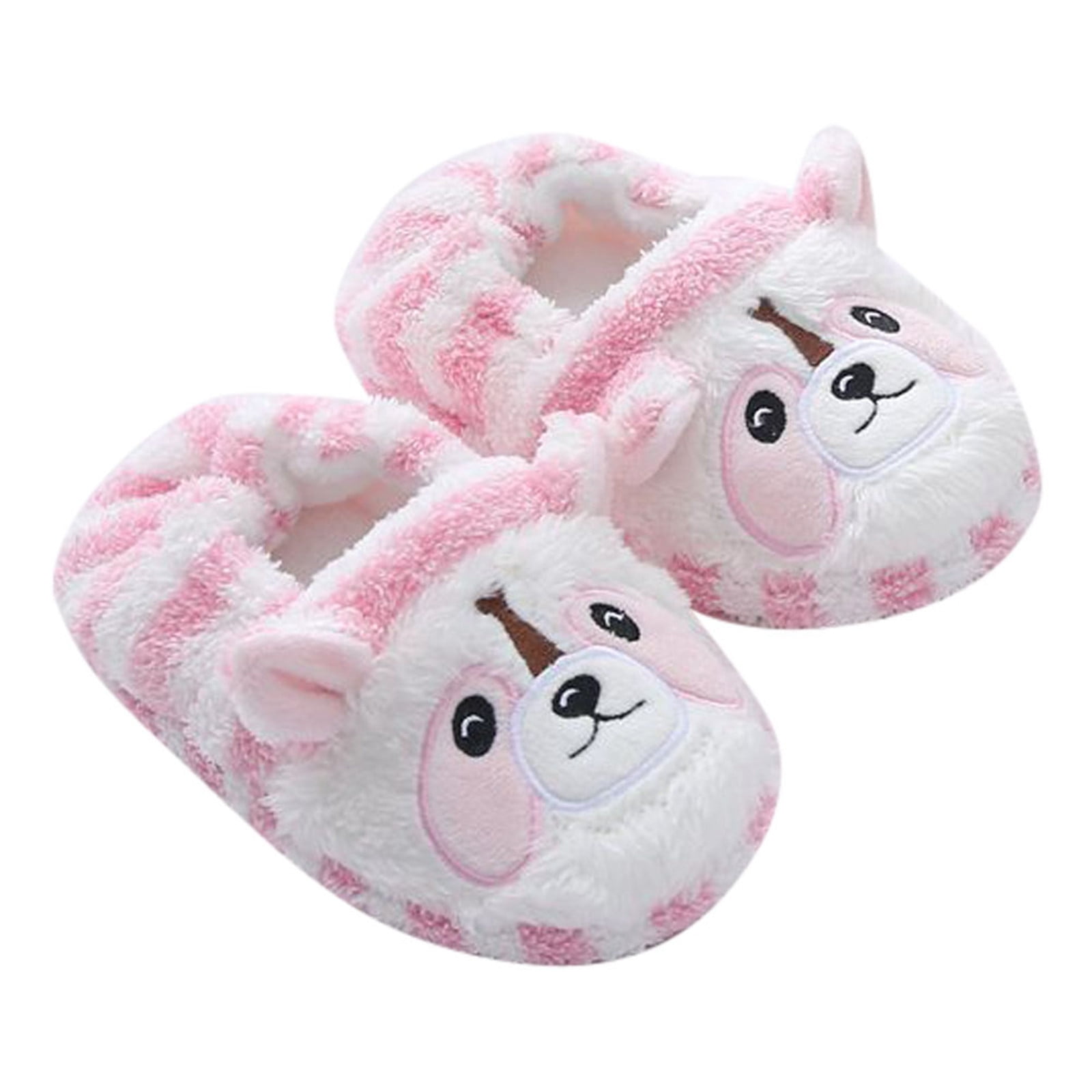 Click here for Liyamei Girls Slippers For Toddlers Kids Cozy Racc... prices