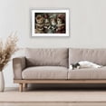 Stupell Industries Vintage Dress Kittens Gray Framed Print Under Glass ...