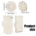 4Pcs Wood Braiding Discs Bracelet Weaving Plate Boards Multifunctional ...