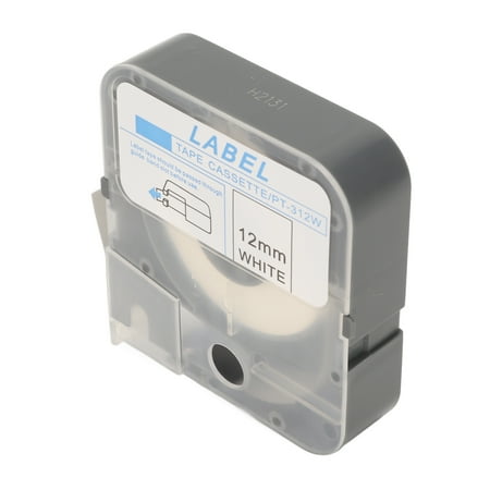 Label Maker Tape, Uniform Inking 8m Long White 12mm Label Tape For ...
