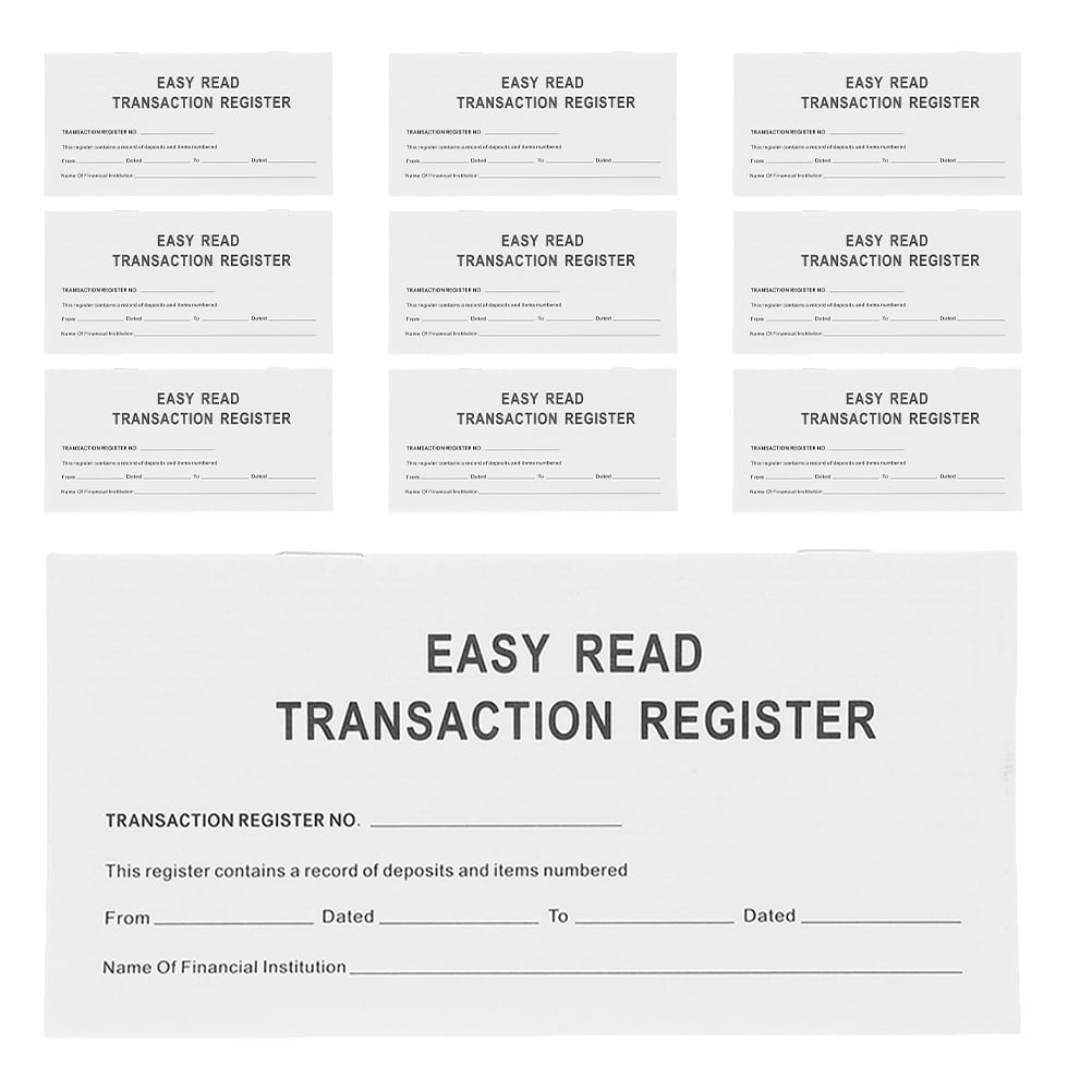 Click here for Alvinma 10pcs Personal Checkbook Register Blank Tr... prices