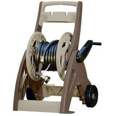 Suncast Handler 200 Foot Resin Wall Mounted Outdoor Garden Hose Reel ...