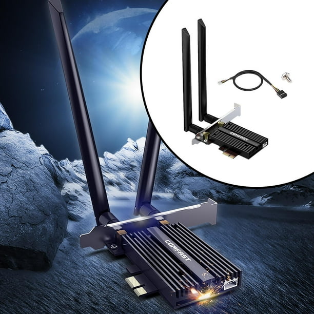 Tarjeta de red AX210 NGW PCI Express WiFi 6E de doble banda Hugo | Bodega Aurrera en línea