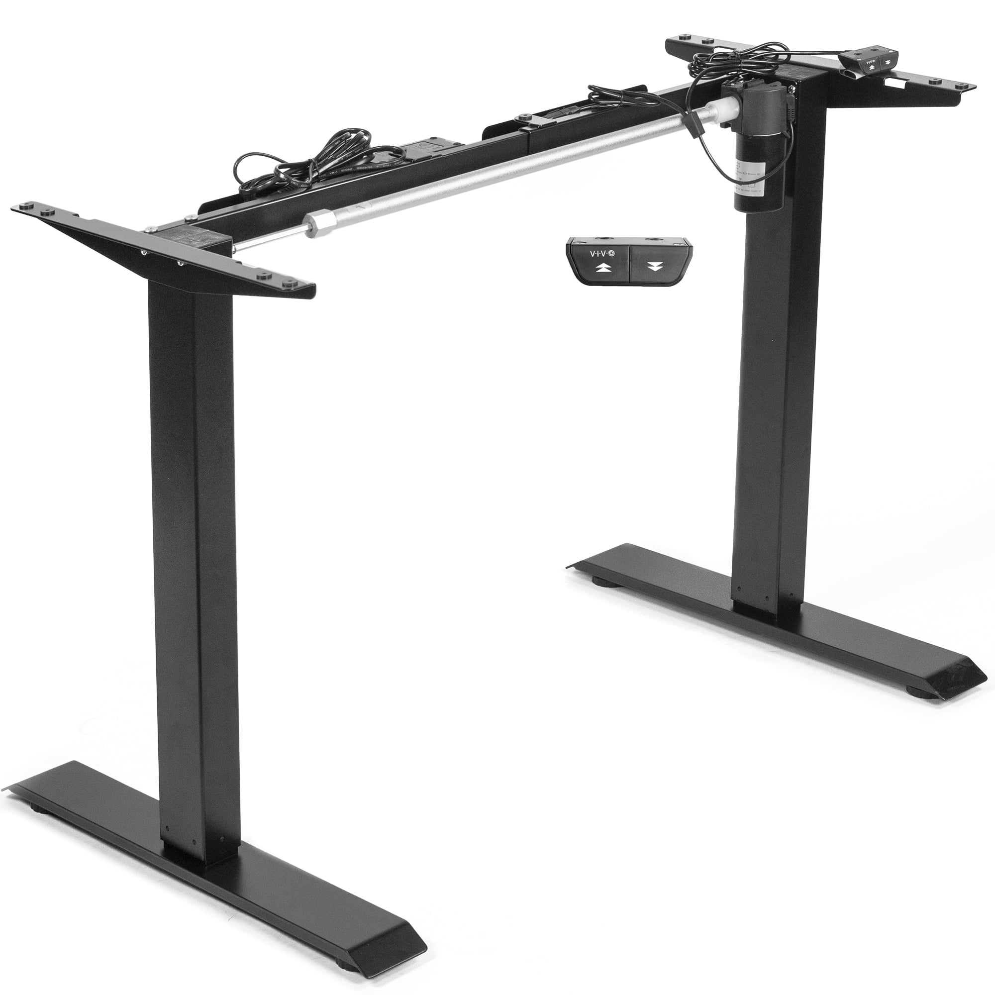 VIVO Black Electric Stand Up Desk Frame, Single Motor Standing ...