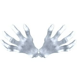 Bobasndm 2Pcs Realistic Artificial Plastic Hands, Creepy Halloween Prop ...