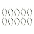 chengsi 10pcs 6-28mm Spring Terry Clips Stainless Steel Tool Storage ...