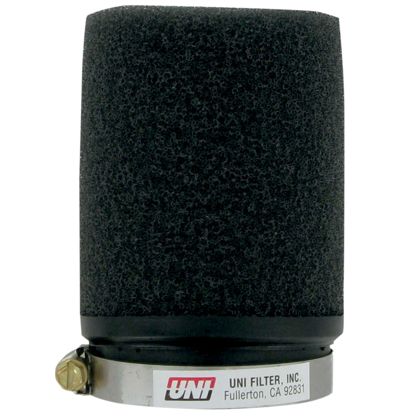 UNI Straight Foam Snowmobile Air Filter 2.5" Flange, 2.5" 4" Length (UP ...