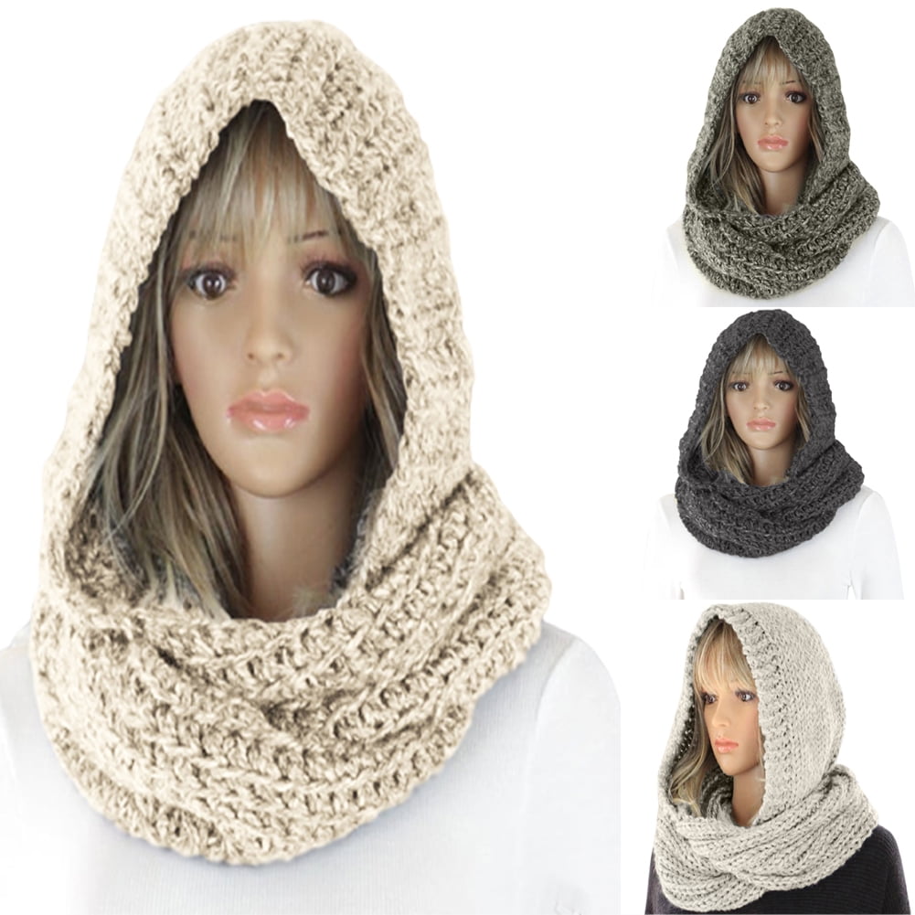 Click here for Cheers. Us Soft Warm Beanies Hooded Scarf Female H... prices