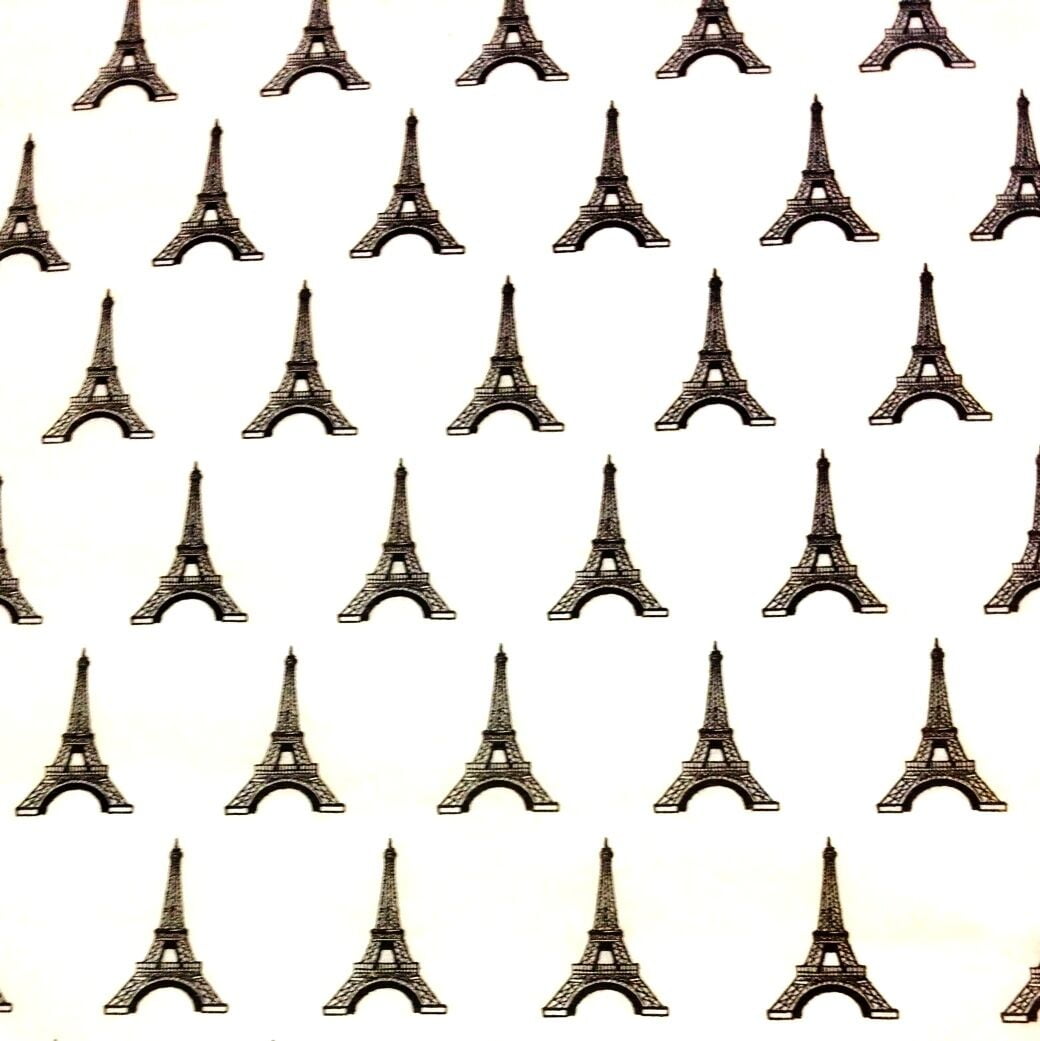 Gift Wrap Tissue Paper: Eiffel Tower Design on White tissue-30 sheets ...