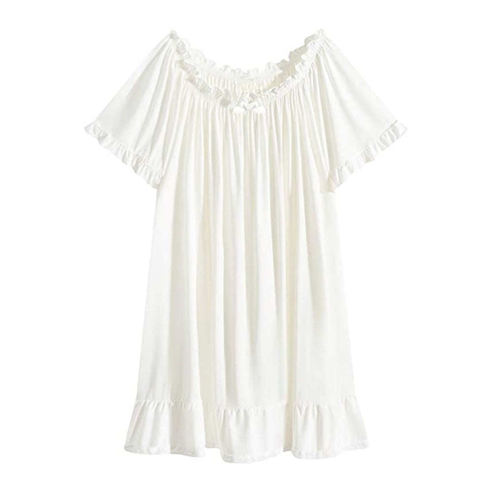 Click here for Zctt Womens Cotton Nightgowns Vintage Lightweight... prices
