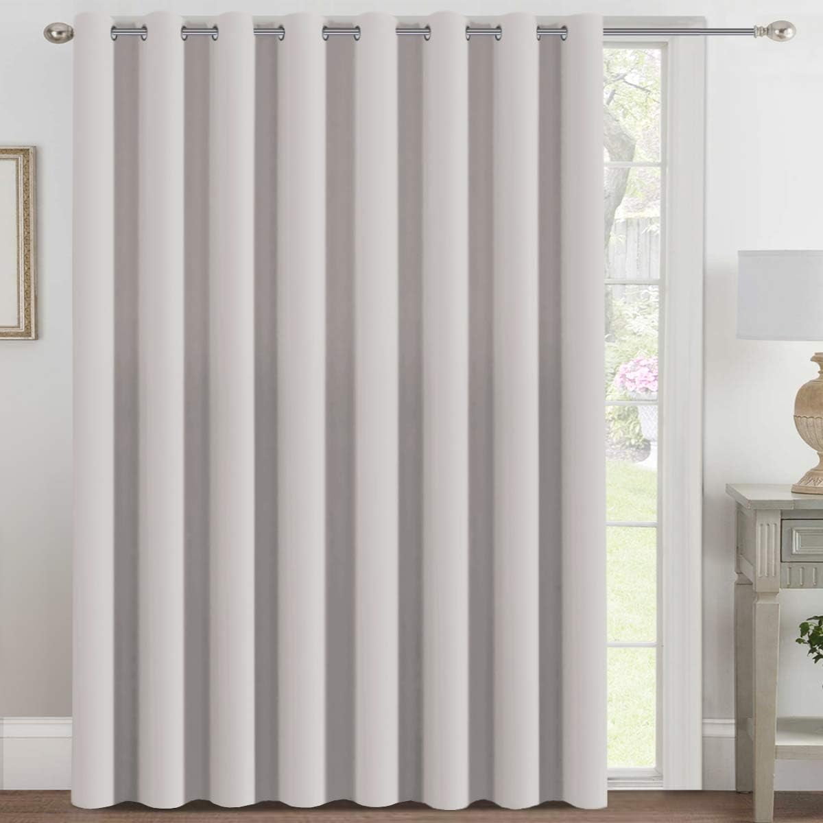 Click here for Nobrand Extra Wide Grommet Curtain Panel For Patio... prices