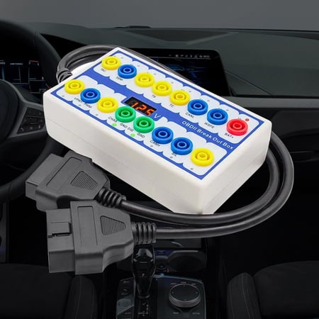 HonHasione Car OBD 2 Break Out Box Indicator Light OBDII Breakout Box ...