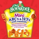Chef Boyardee Mini ABC's and 123's with Meatballs, 15 oz. - Walmart.com
