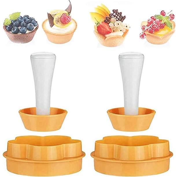Visland Tart Cutter Non-stick Food Grade DIY Plastic Pastry Tamper Tart ...