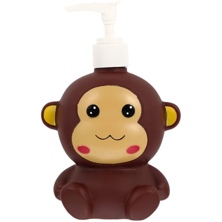 Soap Dispenser Cartoon Monkey Empty Shampoo Pump Bottles Countertop ...