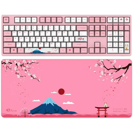 World Tour Tokyo R1 3108 Mechanical Gaming Keyboard Mouse Pad Set ...
