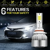 9012 LED Headlight Bulbs High Low Beam Kit Compatible for Toyota RAV4 ...