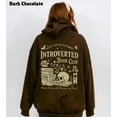 Bookish Skeleton Hoodie for Introverted Book Lover, Romance Reader ...