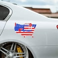 4th Of July Butterfly Sticker For Car, America Independence Day Decal ...