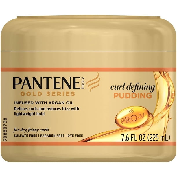 Pantene Gold Series Pudding Curl Defining 7.6 Ounce Jar (225Ml) (3 Pack ...