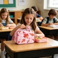 Strawberry Pink Space Cartoon Lunch Bag Tote - Walmart.com