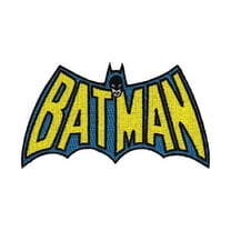 Officially Licensed Originals: Batman, Embroidered Iron-on Rayon Patch ...